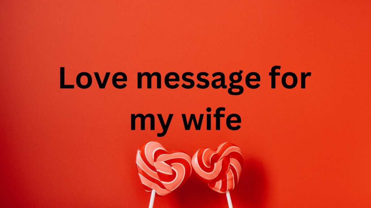 I Love You Messages For Wife